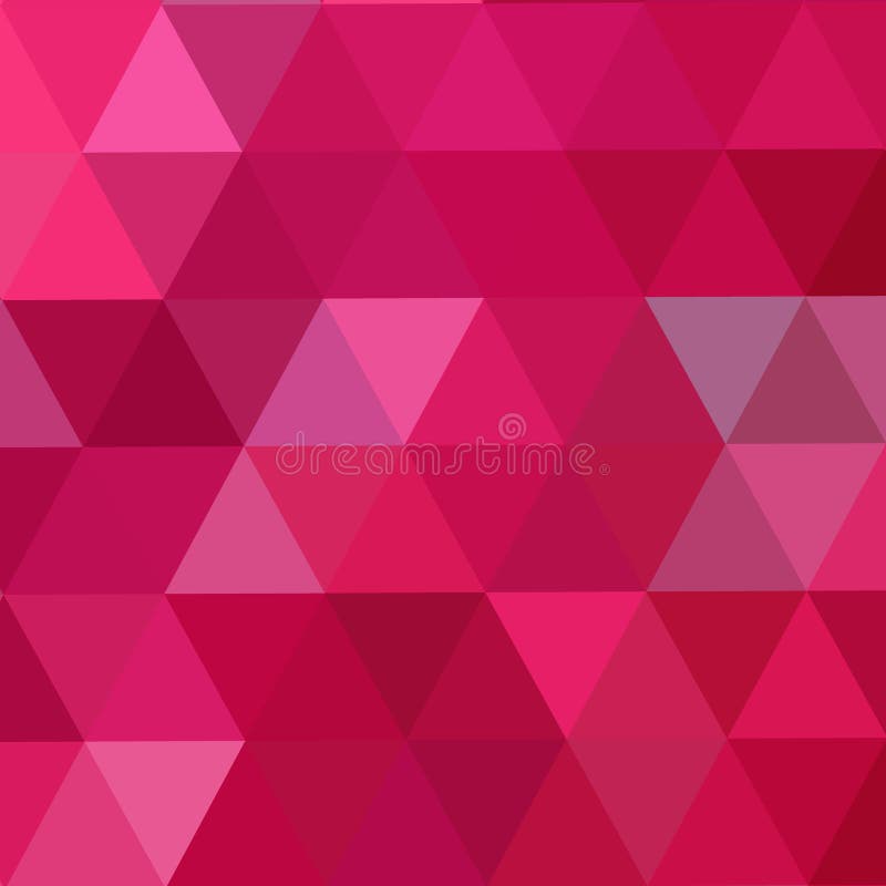 Red Triangular Background. Vector Abstract Graphics. Presentation ...