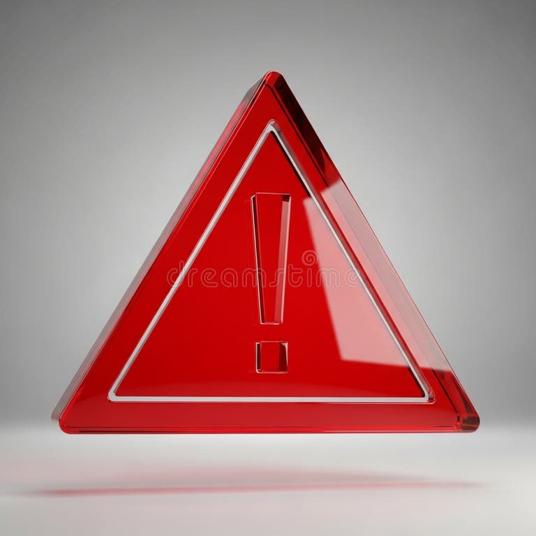 Red Metallic Exclamation Mark Stock Illustrations – 176 Red Metallic ...