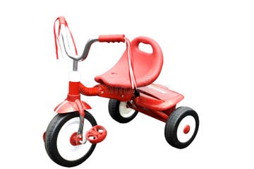Red Tricycle stock photo. Image of childhood, bicycle - 8484014