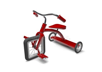 Red Tricycle Design Flaw Stock Illustrations – 1 Red Tricycle Design ...