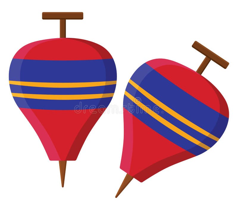 Spinning Top Toy String Stock Illustrations – 66 Spinning Top Toy ...