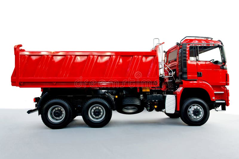 Red lorry stock image. Image of truck, transport, lorry - 7088209
