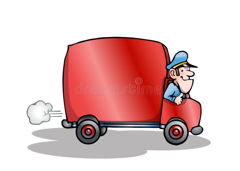 Red Delivery Truck Stock Illustrations – 20,409 Red Delivery Truck ...
