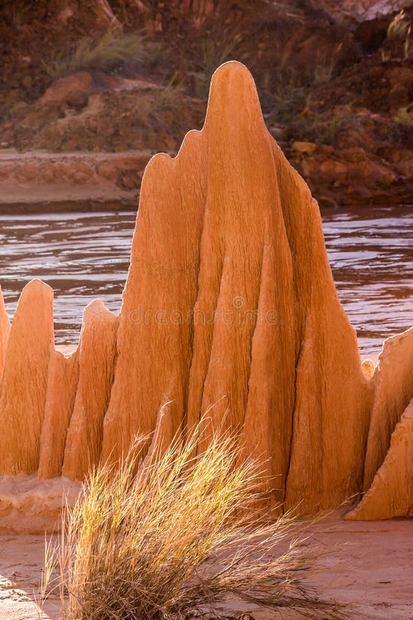 Red Tsingy of Diego Suarez, Madagascar Stock Photo - Image of ...