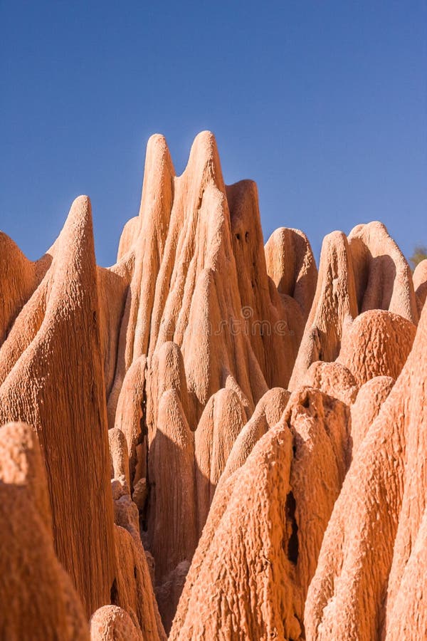 Red Tsingy of Diego Suarez, Madagascar Stock Photo - Image of ...