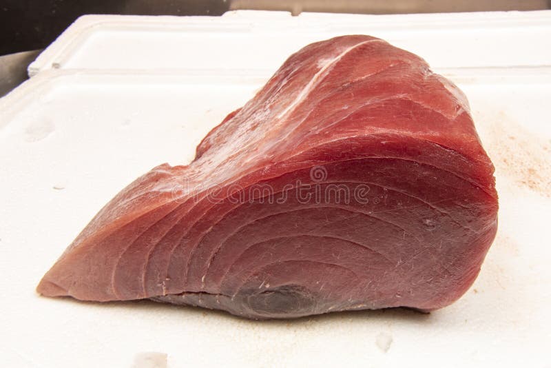 A Red Tuna Taco Ready To Be Stock Photo - Image of lemon, green: 277941468