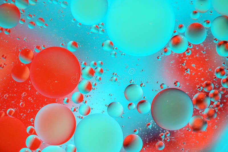 Red and Turquoise Spots with Multi-colored Circles, Similar To the ...