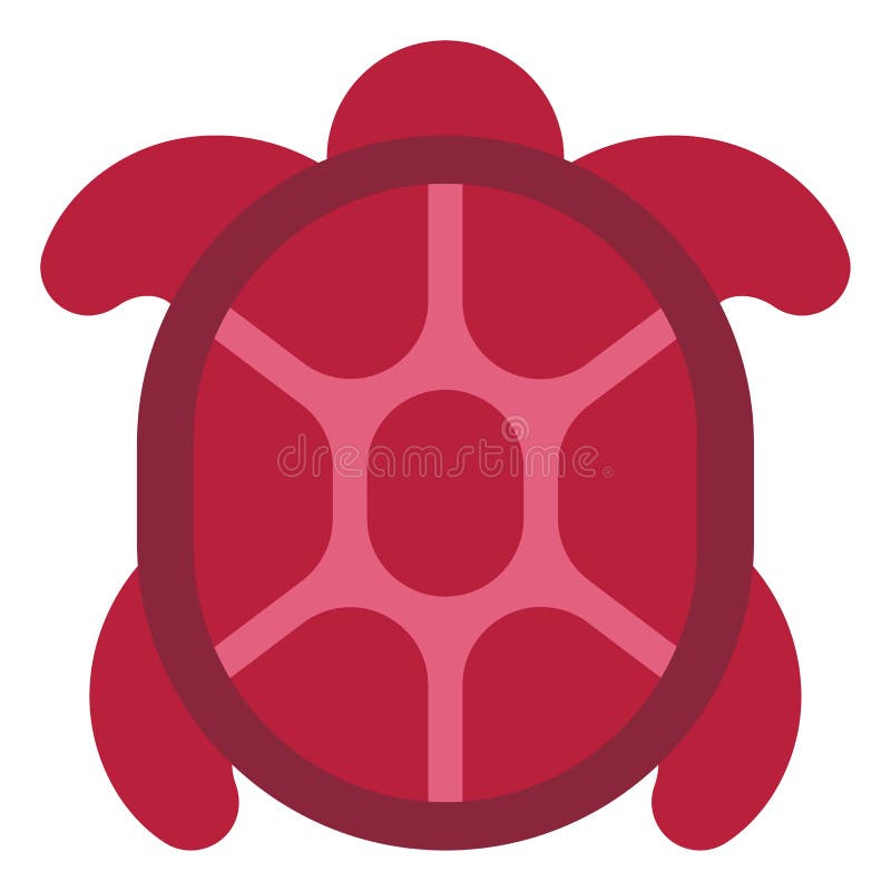 Sea turtle, icon stock vector. Illustration of happy - 261366503