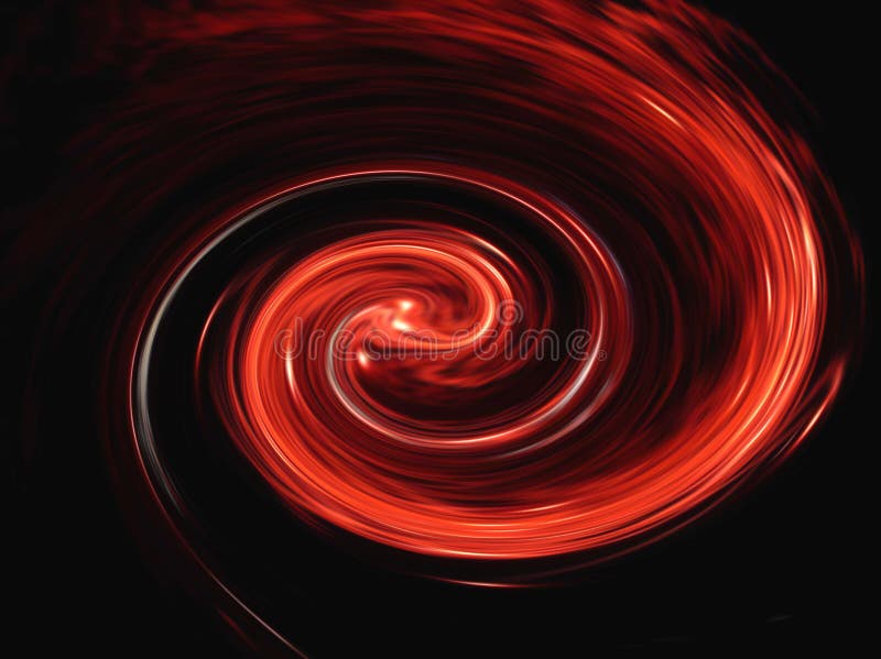 Red twirl stock illustration. Illustration of render, shape - 1284544