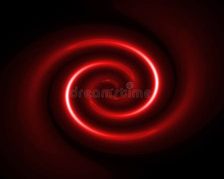 Red twirl stock illustration. Illustration of black, color - 349896