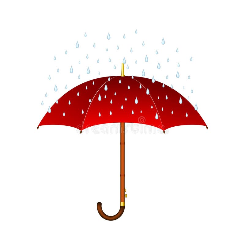 Red Umbrella Clipart