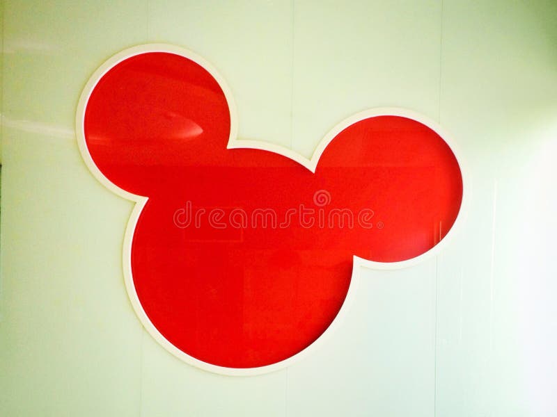 3 Red union Circle wall stock image. Image of mickymouse - 55403339