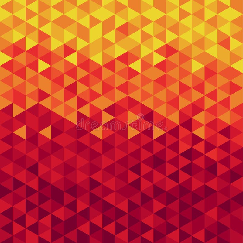 Red Unique Triangle Tiles Background, Vector Illustration Stock Vector ...