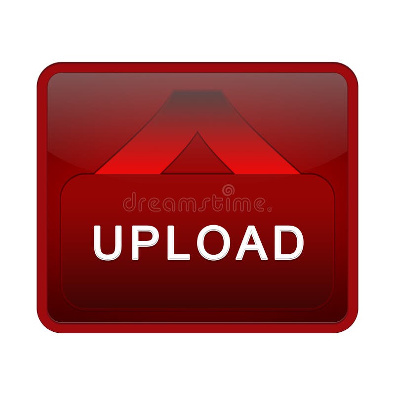 Upload button stock illustration. Illustration of banner - 101351653 Upload button stock illustration. Illustration of banner - 101351653