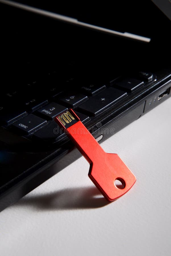 Red Usb Key Black Keyboard Stock Photos - Free & Royalty-Free Stock ...
