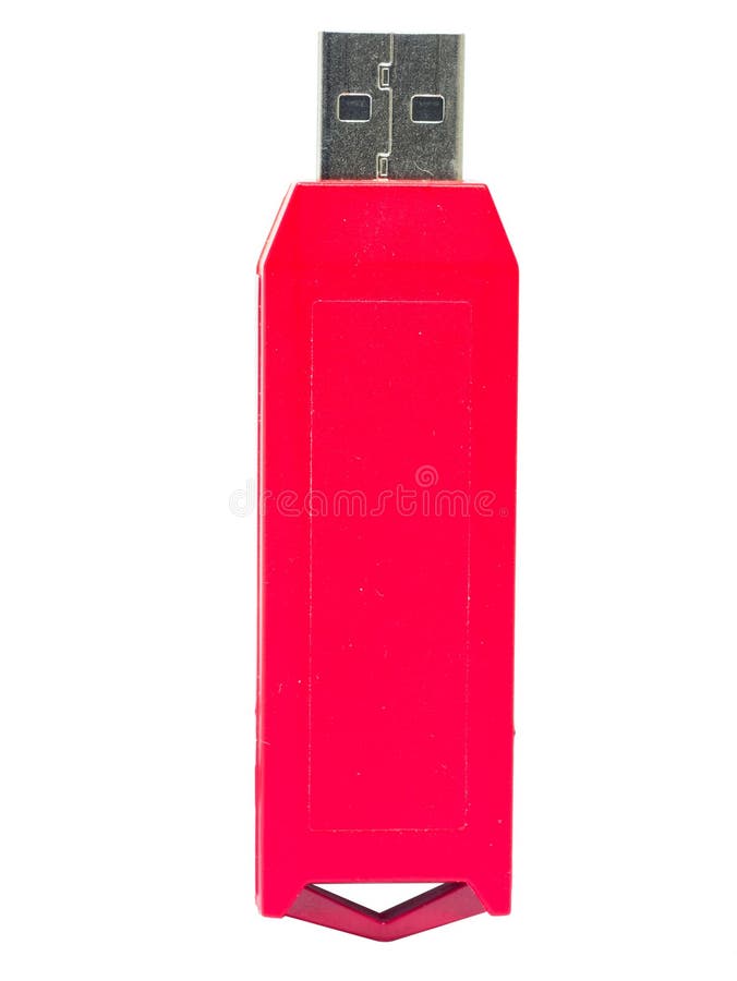 Red USB stick stock image. Image of stick, data, store - 29512725