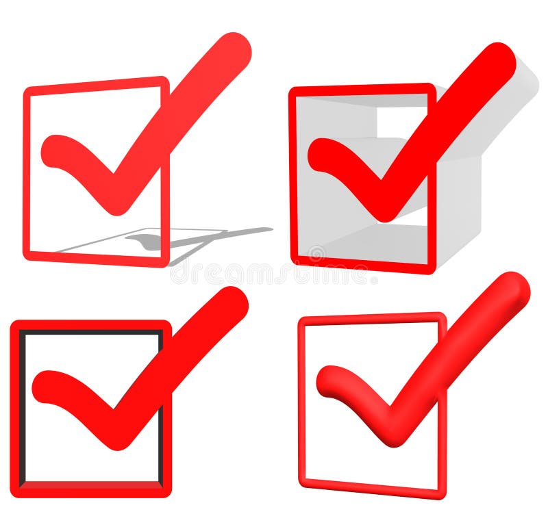 Green V check marks stock illustration. Illustration of validation ...