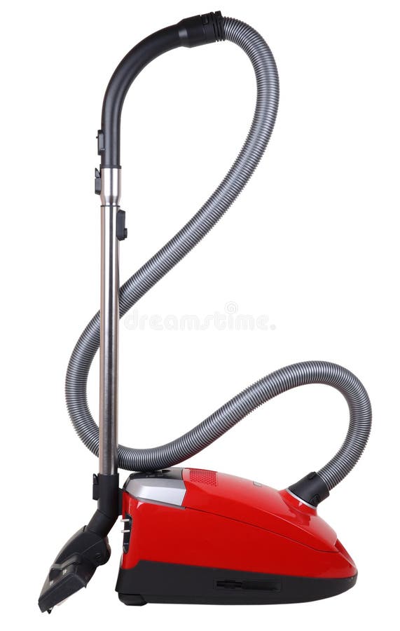 Home Upright Vacuum Cleaner Isolated on White Stock Photo - Image of ...