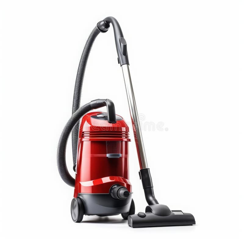 Red Vacuum Cleaner Isolated White Background Generated Ai Stock Photos ...