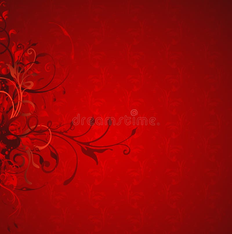 Red Valentine S Day Background Stock Vector - Illustration of brigth ...