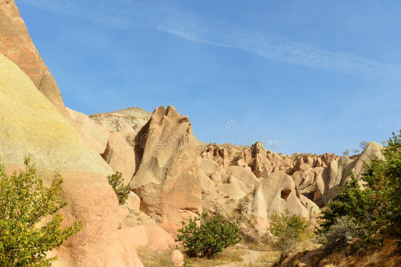 Red Valley. Cappadocia. Turkey Stock Image - Image of nature, formation ...