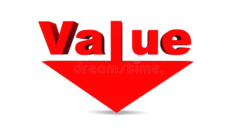 Value Word On Blue Neon Background Stock Photo - Image of market ...