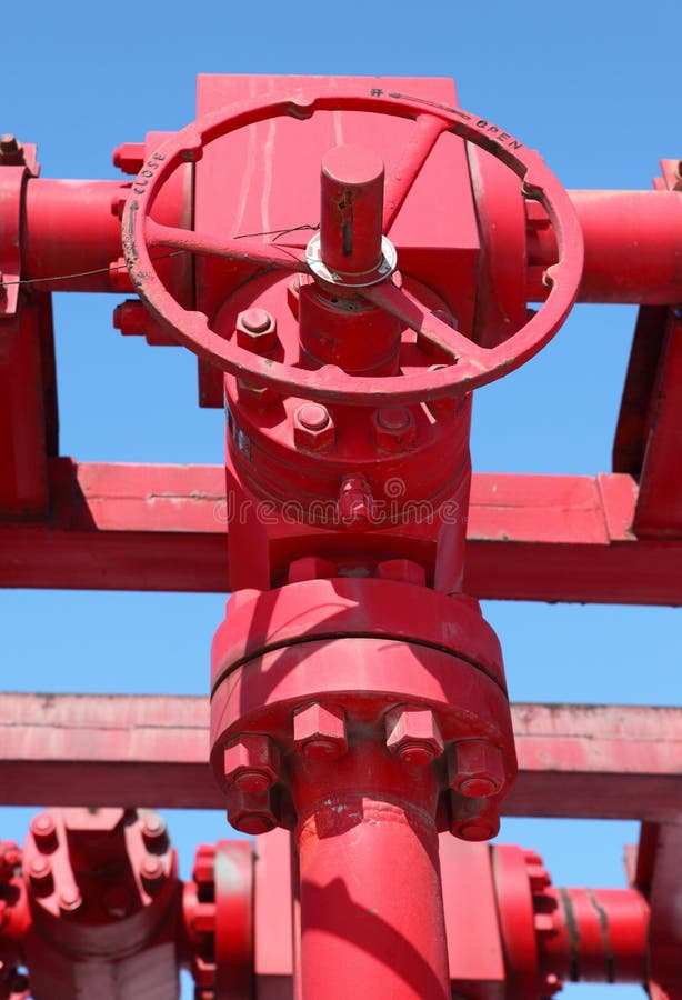 Red valves stock image. Image of crease, lines, pipes - 24904901