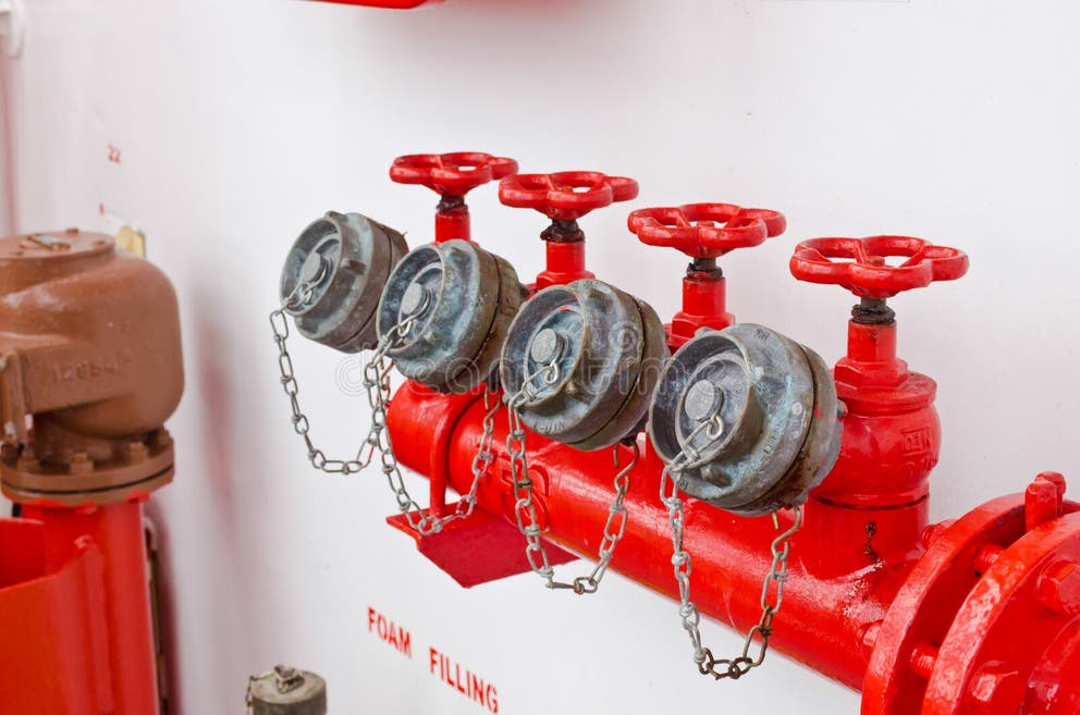 Red valves stock photo. Image of pressure, force, extinguisher - 36920254