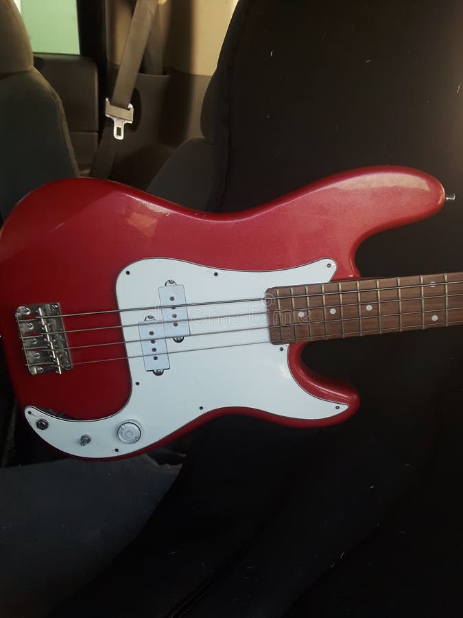 Red vamp Guitar stock photo. Image of vampire, guitar - 135514968