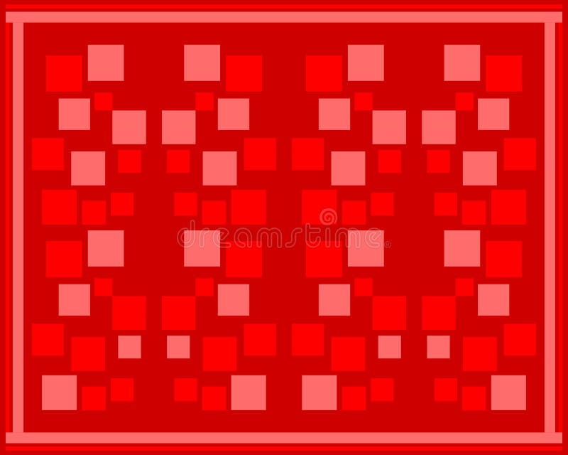 Red Vector Background with Squares Stock Vector - Illustration of color ...