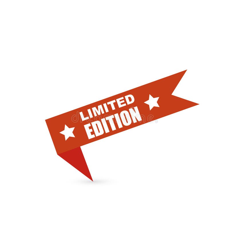 Red Vector Banner Limited Edition Stock Vector - Illustration of ...