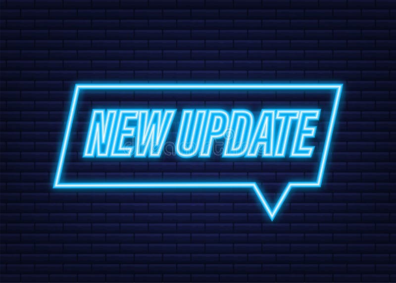 Red Vector Bubble Banner New Update. Vector Illustration. Stock Vector ...