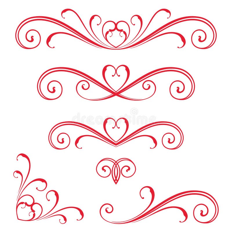 Pink Scroll Frame Clip Art