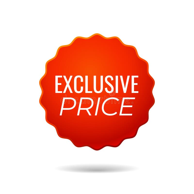 Red Vector Sticker. stock vector. Illustration of decoration - 152241936