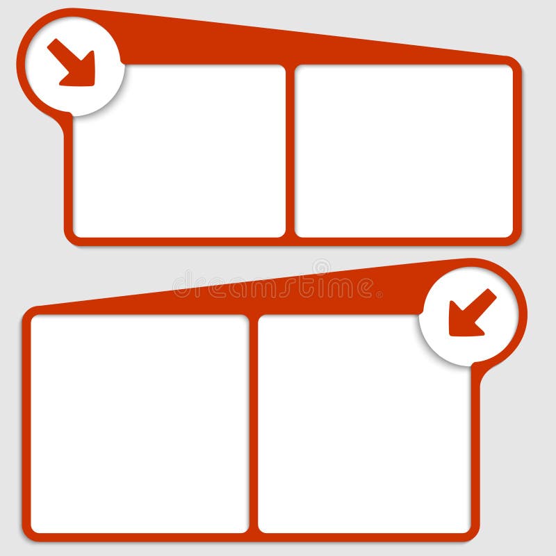 Red vector text frame stock vector. Illustration of business - 34857315