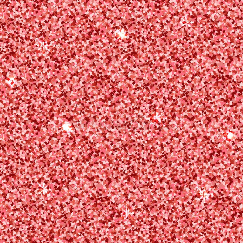 Red Vector Texture. Glitter Seamless Pattern with Metallic Effect ...