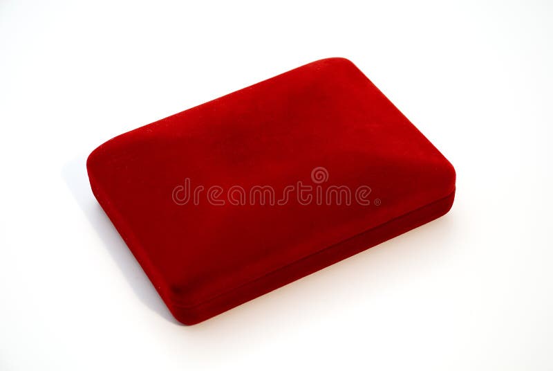 Red velvet box stock image. Image of soft, romance, white - 2428889