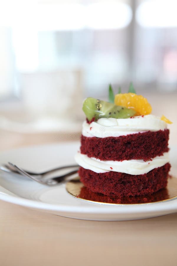 Red velvet stock image. Image of food, frosted, dark - 32453859