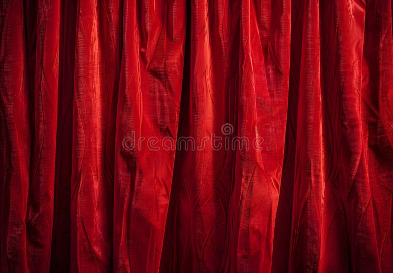 Red Velvet Curtain Texture Background Stock Illustration - Illustration ...
