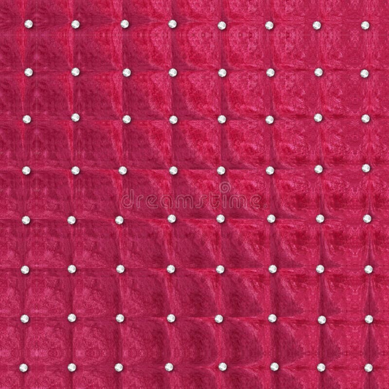RED VELVET DIAMOND STUDDED LUXURY PADDED BACKGROUND Stock Image - Image ...