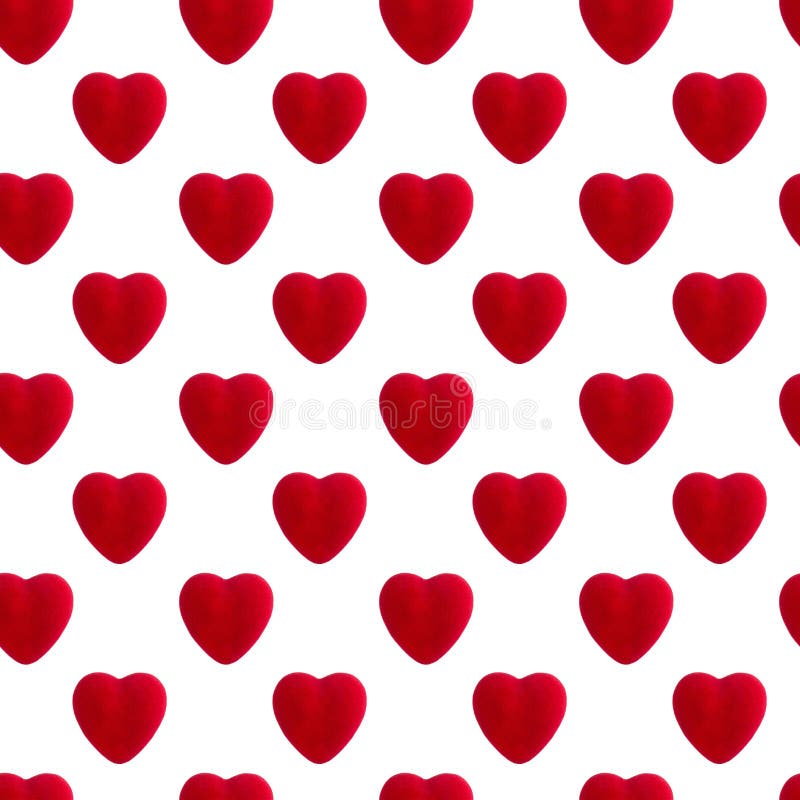 Red Velvet Heart Seamless Pattern Stock Photo - Image of velvet ...