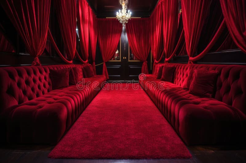 Red Velvet Rope Marking Vip Area in an Event Stock Image - Image of ...