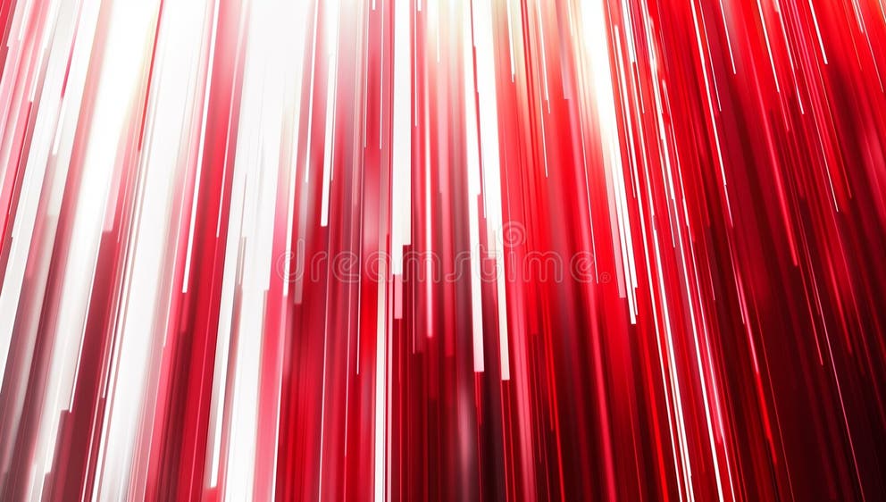 Red Vertical Lines Background with a Light Effect, White Background ...