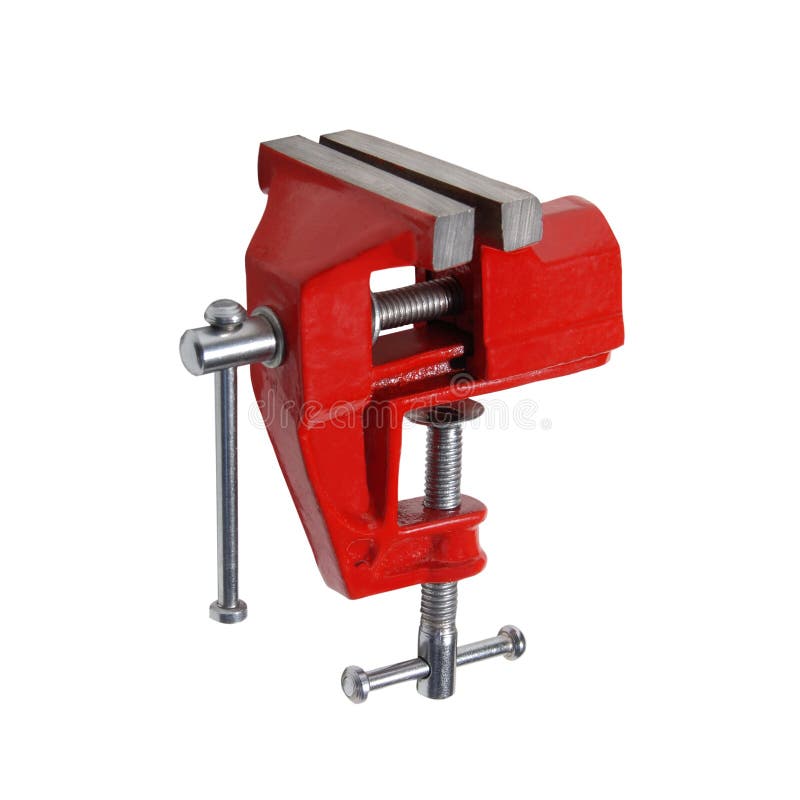 Red vice stock image. Image of tool, work, working, vice - 11793549