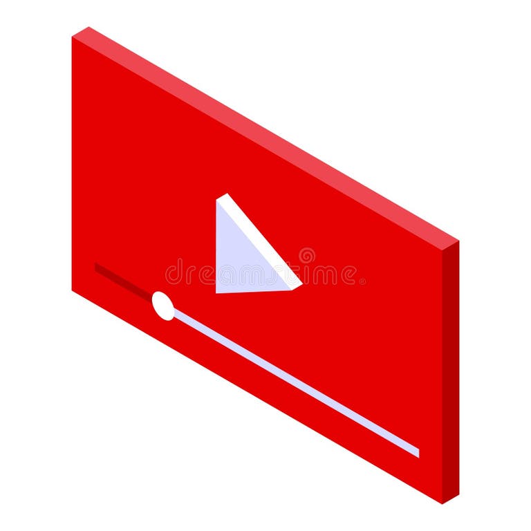 Red Video Player Interface Showing Streaming Progress Bar Stock ... Red Video Player Interface Showing Streaming Progress Bar Stock ...