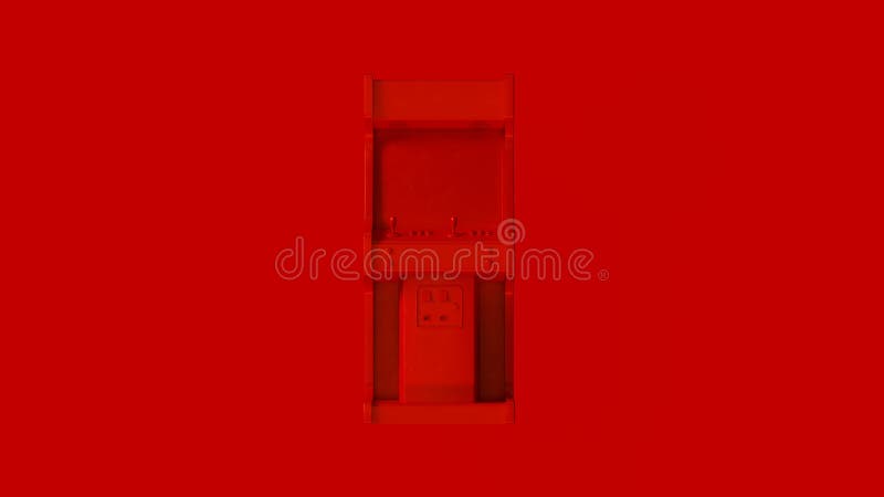 Red Vintage Arcade Console stock illustration. Illustration of fashion ...