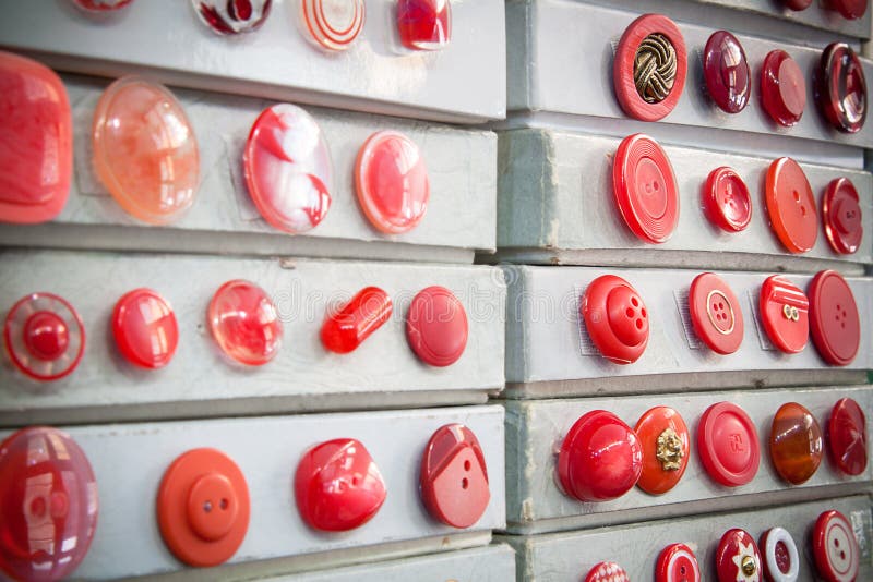 Red vintage buttons stock image. Image of metal, fashion - 25041289