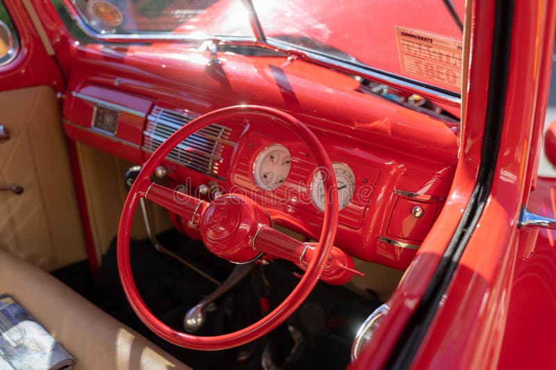 1939 Ford Pickup Interior View Cooly Rocks on Australia Editorial Photo ...