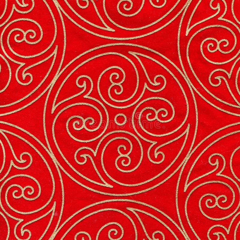 Red vintage fabric stock illustration. Illustration of elegant - 21507223