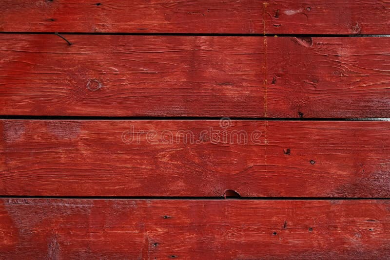 Red Vintage Painted Wooden Panel with Horizontal Planks Stock Image ...